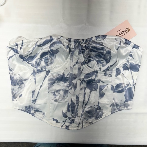 Missguided | Tops | Missguided Tall Porcelain Satin Corset Top | Poshmark